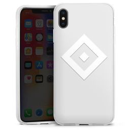 DeinDesign iPhone Xs Max Handy Silikon H&uuml;lle Case transparent Handyh&uuml;lle Hsv Hamburger Sv Coat Of Arms Silikon Case