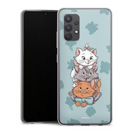 DeinDesign Galaxy A32 4G Handy Silikon H&uuml;lle Case transparent Handyh&uuml;lle Disney Aristocats Cat Silikon Case