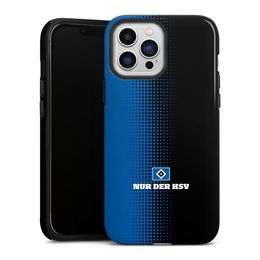 DeinDesign iPhone 13 Pro Max Handy Panzer Handyh&uuml;lle robuste Outdoor H&uuml;lle Schutzh&uuml;lle gl&auml;nzend Logo Official Licensed Product Hsv Tough Case