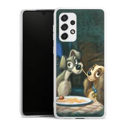 DeinDesign Galaxy A33 5G Handy Silikon H&uuml;lle Case transparent Handyh&uuml;lle Official Licensed Product Lady And The Tramp Disney Silikon Case