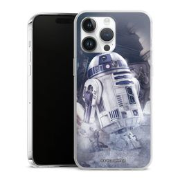 DeinDesign iPhone 15 Pro Max Handy Silikon H&uuml;lle Case transparent Handyh&uuml;lle Robot Merchandise Star Wars Silikon Case