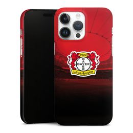 DeinDesign iPhone 14 Pro Max Handy Premium Case Smartphone Handyh&uuml;lle Schutzh&uuml;lle matt Bayer 04 Leverkusen Official Licensed Product Stadium Premium Case