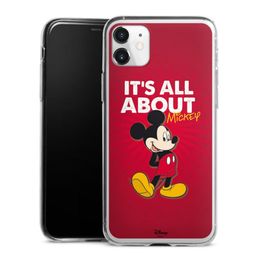 DeinDesign iPhone 11 Handy Slim Case Silikon Handyh&uuml;lle transparent H&uuml;lle extra d&uuml;nn Disney Mouse Official Licensed Product Silikon Slim Case