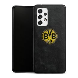 DeinDesign Galaxy A53 5G Handy Silikon H&uuml;lle Case schwarz Handyh&uuml;lle Borussia Dortmund Bvb Merchandise