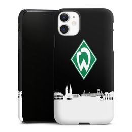 DeinDesign iPhone 11 Handy Premium Case Smartphone Handyh&uuml;lle Schutzh&uuml;lle matt Skyline Sv Werder Bremen Official Licensed Product Premium Case