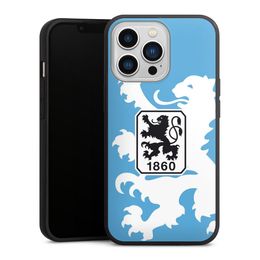DeinDesign iPhone 13 Pro Handy Premium Silikon H&uuml;lle Handyh&uuml;lle schwarz Case Coat Of Arms Tsv 1860 M&uuml;nchen Official Licensed Product Silikon Premium Case