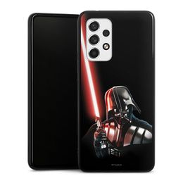 DeinDesign Galaxy A53 5G Handy Silikon H&uuml;lle Case schwarz Handyh&uuml;lle Darth Vader Merchandise Star Wars