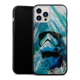 DeinDesign iPhone 13 Pro Max Handy Silikon H&uuml;lle Case schwarz Handyh&uuml;lle Colourful Stormtrooper Star Wars