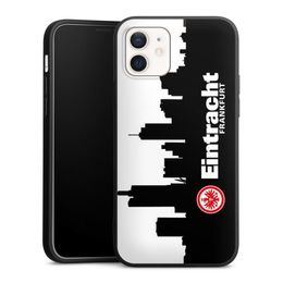 DeinDesign iPhone 12 Handy Premium Silikon H&uuml;lle Handyh&uuml;lle schwarz Case Eintracht Frankfurt Sge Official Licensed Product Silikon Premium Case