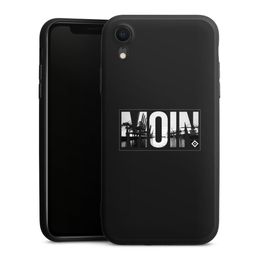 DeinDesign iPhone Xr Handy Premium Silikon H&uuml;lle Handyh&uuml;lle schwarz Case Hamburger Sv Hsv Official Licensed Product Silikon Premium Case