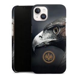 DeinDesign iPhone 14 Handy Premium Case Smartphone Handyh&uuml;lle Schutzh&uuml;lle matt Eintracht Frankfurt Eagle Official Licensed Product Premium Case