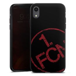 DeinDesign iPhone Xr Handy Silikon H&uuml;lle Case schwarz Handyh&uuml;lle Texture Merchandise 1. Fcn