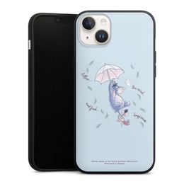 DeinDesign iPhone 14 Handy Premium Silikon H&uuml;lle Handyh&uuml;lle schwarz Case Official Licensed Product Winnie The Pooh Eeyore Disney Silikon Premium Case