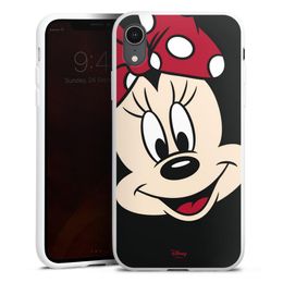 DeinDesign iPhone Xr Handy Silikon H&uuml;lle Case wei&szlig; Handyh&uuml;lle Disney Minnie Mouse Official Licensed Product Silikon Case