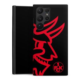 DeinDesign Galaxy S23 Ultra Handy Premium Case Smartphone Handyh&uuml;lle Schutzh&uuml;lle matt 1. Fc Kaiserslautern Logo Official Licensed Product Premium Case