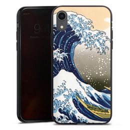 DeinDesign iPhone Xr Handy Silikon H&uuml;lle Case schwarz Handyh&uuml;lle Katsushika Hokusai Die Gro&szlig;e Welle Vor Kanagawa Kunst