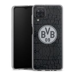 DeinDesign Galaxy A12 Handy Silikon H&uuml;lle Case transparent Handyh&uuml;lle Borussia Dortmund Jersey Bvb Silikon Case