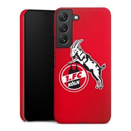DeinDesign Galaxy S22 Handy Premium Case Smartphone Handyh&uuml;lle Schutzh&uuml;lle matt 1. Fc K&ouml;ln Effzeh Official Licensed Product Premium Case