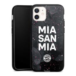 DeinDesign iPhone 12 mini Handy Silikon H&uuml;lle Case schwarz Handyh&uuml;lle Mia San Mia Girl Style Fc Bayern M&uuml;nchen