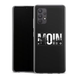 DeinDesign Galaxy A32 4G Handy Silikon H&uuml;lle Case transparent Handyh&uuml;lle Hamburger Sv Hsv Official Licensed Product Silikon Case
