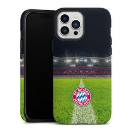 DeinDesign iPhone 13 Pro Max Handy Panzer Handyh&uuml;lle robuste Outdoor H&uuml;lle Schutzh&uuml;lle matt Stadium Fc Bayern M&uuml;nchen Fcb Tough Case