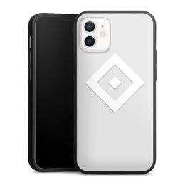 DeinDesign iPhone 12 mini Handy Premium Silikon H&uuml;lle Handyh&uuml;lle schwarz Case Hsv Hamburger Sv Coat Of Arms Silikon Premium Case