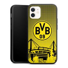 DeinDesign iPhone 12 mini Handy Premium Silikon H&uuml;lle Handyh&uuml;lle schwarz Case Bvb Stadium Borussia Dortmund Silikon Premium Case