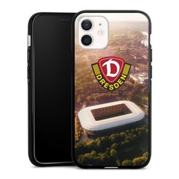 DeinDesign iPhone 12 mini Handy Silikon H&uuml;lle Case schwarz Handyh&uuml;lle Sgd Sg Dynamo Dresden Stadium