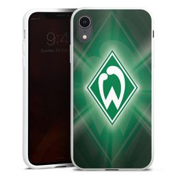 DeinDesign iPhone Xr Handy Silikon H&uuml;lle Case wei&szlig; Handyh&uuml;lle Sv Werder Bremen Coat Of Arms Official Licensed Product Silikon Case