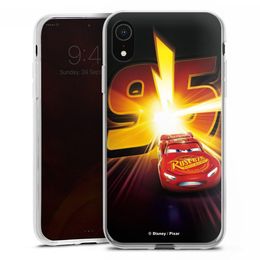 DeinDesign iPhone Xr Handy Silikon H&uuml;lle Case transparent Handyh&uuml;lle Official Licensed Product Cars Lightning Mcqueen 95 Silikon Case