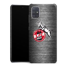 DeinDesign Galaxy A51 Handy Premium Case Smartphone Handyh&uuml;lle Schutzh&uuml;lle gl&auml;nzend Official Licensed Product Metallic Look 1. Fc K&ouml;ln Premium Case