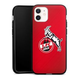 DeinDesign iPhone 12 Handy Silikon H&uuml;lle Case schwarz Handyh&uuml;lle Effzeh Official Licensed Product 1. Fc K&ouml;ln