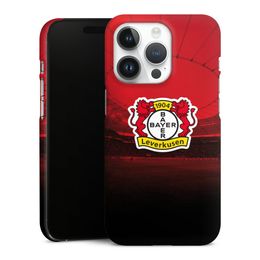 DeinDesign iPhone 14 Pro Handy Premium Case Smartphone Handyh&uuml;lle Schutzh&uuml;lle matt Bayer 04 Leverkusen Official Licensed Product Stadium Premium Case