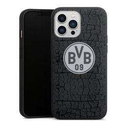 DeinDesign iPhone 13 Pro Max Handy Premium Silikon H&uuml;lle Handyh&uuml;lle schwarz Case Jersey Borussia Dortmund Bvb Silikon Premium Case