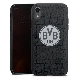 DeinDesign iPhone Xr Handy Silikon H&uuml;lle Case schwarz Handyh&uuml;lle Jersey Borussia Dortmund Bvb