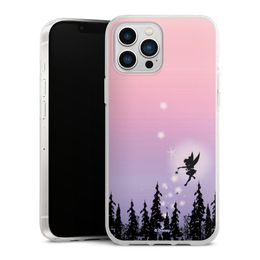 DeinDesign iPhone 13 Pro Max Handy Silikon H&uuml;lle Case transparent Handyh&uuml;lle Tinkerbells Official Licensed Product Disney Silikon Case