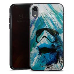DeinDesign iPhone Xr Handy Silikon H&uuml;lle Case schwarz Handyh&uuml;lle Colourful Stormtrooper Star Wars