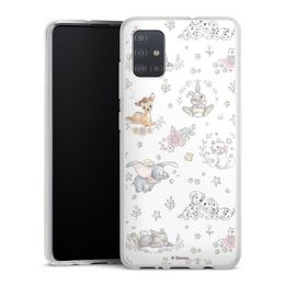 DeinDesign Galaxy A51 Handy Silikon H&uuml;lle Case transparent Handyh&uuml;lle Disney Dumbo Bambi Silikon Case