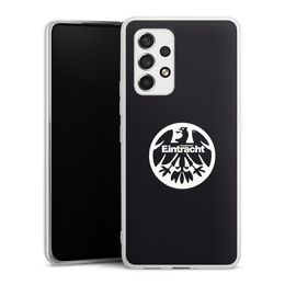 DeinDesign Galaxy A53 5G Handy Silikon H&uuml;lle Case transparent Handyh&uuml;lle Eintracht Frankfurt Logo Eagle Silikon Case