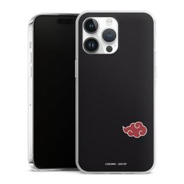 DeinDesign iPhone 15 Pro Max Handy Silikon H&uuml;lle Case transparent Handyh&uuml;lle Naruto Shippuden Akatsuki Official Licensed Product Silikon Case