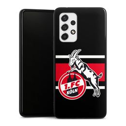 DeinDesign Galaxy A53 5G Handy Silikon H&uuml;lle Case schwarz Handyh&uuml;lle 1. Fc K&ouml;ln Logo Official Licensed Product