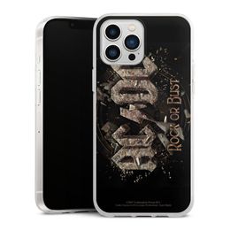 DeinDesign iPhone 13 Pro Max Handy Silikon H&uuml;lle Case transparent Handyh&uuml;lle Official Licensed Product Rock Or Bust Acdc Silikon Case
