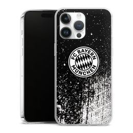 DeinDesign iPhone 15 Pro Max Handy Silikon H&uuml;lle Case transparent Handyh&uuml;lle Official Licensed Product Fcb Fc Bayern M&uuml;nchen Silikon Case