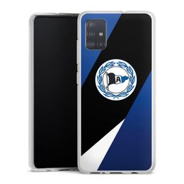DeinDesign Galaxy A51 Handy Silikon H&uuml;lle Case transparent Handyh&uuml;lle Official Licensed Product Dsc Arminia Bielefeld Silikon Case