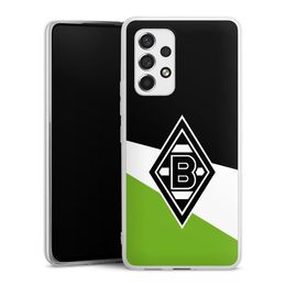 DeinDesign Galaxy A53 5G Handy Silikon H&uuml;lle Case transparent Handyh&uuml;lle Official Licensed Product Borussia M&ouml;nchengladbach Gladbach Silikon Case