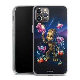 DeinDesign iPhone 12 Pro Max Handy Silikon H&uuml;lle Case transparent Handyh&uuml;lle Baby Groot Marvel Guardians Of The Galaxy Silikon Case