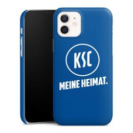 DeinDesign iPhone 12 Handy Premium Case Smartphone Handyh&uuml;lle Schutzh&uuml;lle matt Karlsruher Sc Statement Ksc Premium Case
