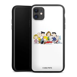 DeinDesign iPhone 11 Handy Premium Silikon H&uuml;lle Handyh&uuml;lle schwarz Case Merchandise Kindheit Peanuts Silikon Premium Case