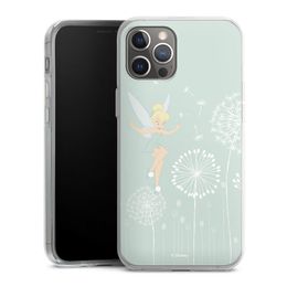 DeinDesign iPhone 12 Pro Max Handy Silikon H&uuml;lle Case transparent Handyh&uuml;lle Disney Tinkerbells Dandelion Silikon Case