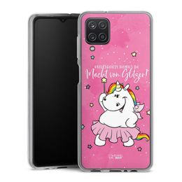 DeinDesign Galaxy A12 Handy Silikon H&uuml;lle Case transparent Handyh&uuml;lle Pummeleinhorn Pummel & Friends Official Licensed Product Silikon Case